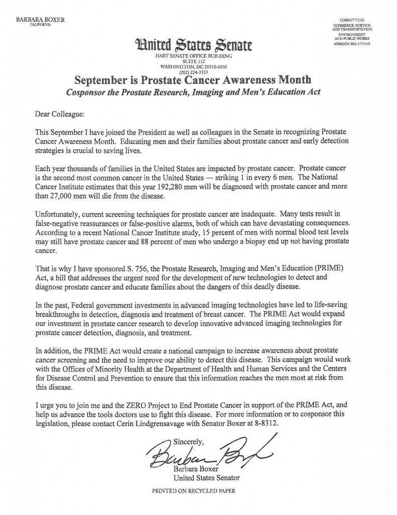 Senator Barbara Boxer Letter to US Senate – AdMeTech