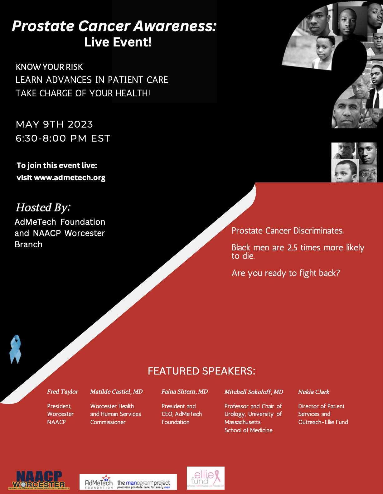 VIRTUAL PROSTATE CANCER AWARENESS EVENT May 9th, 2023 – AdMeTech