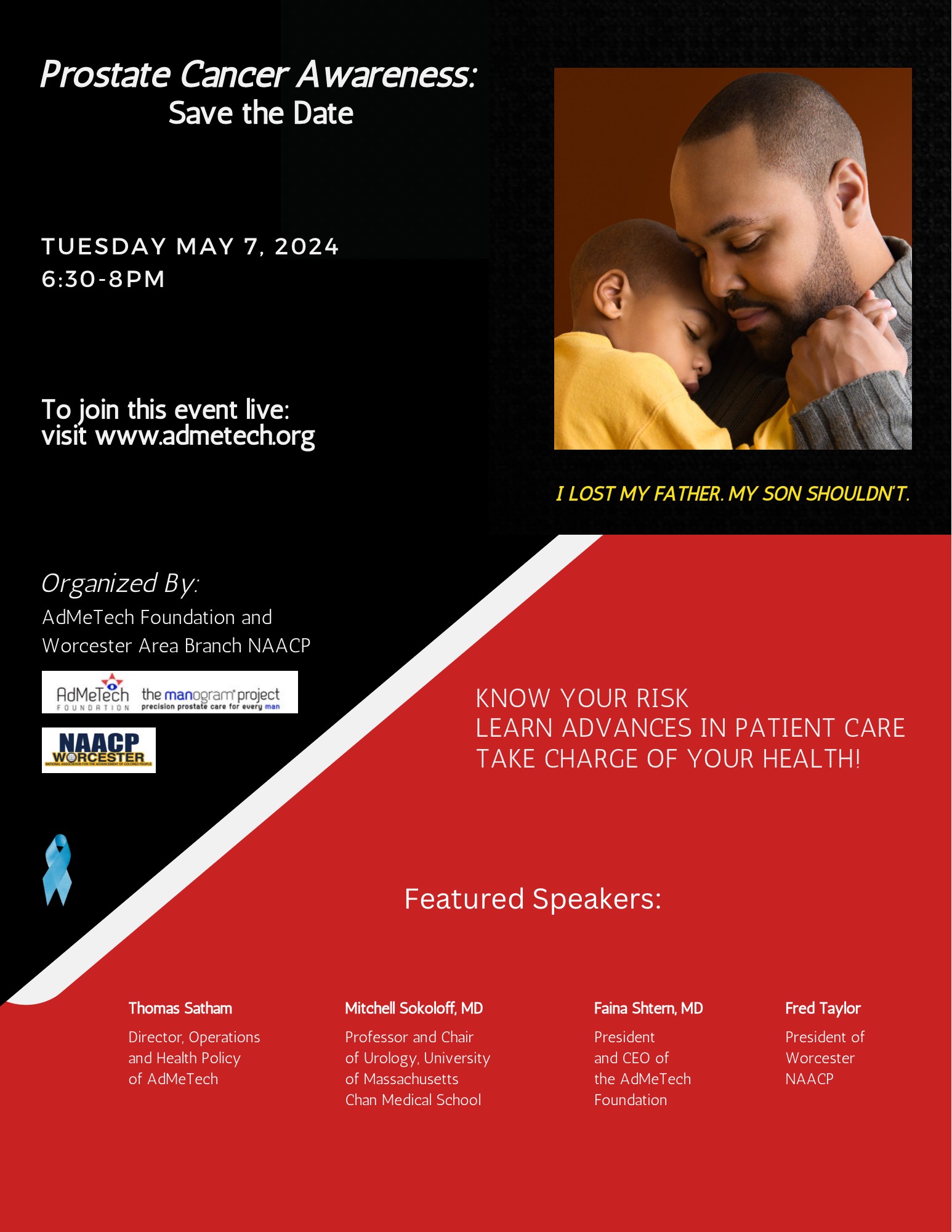 VIRTUAL PROSTATE CANCER AWARENESS EVENT MAY 7TH, 2024 – AdMeTech